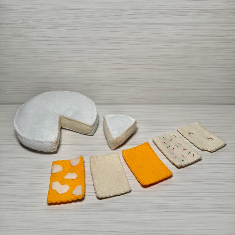 Felt Charcuterie Board, Felt Play Food, Play Kitchen Food, Felt ...