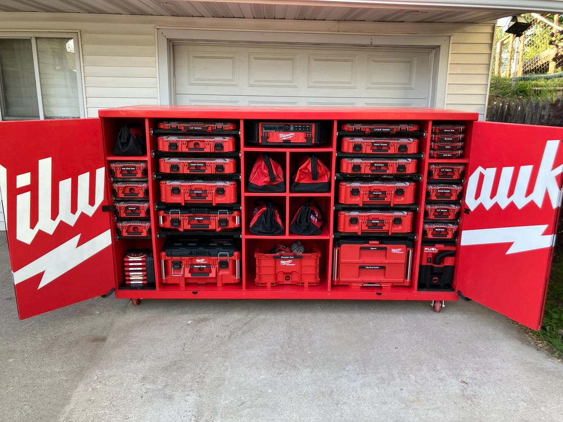 CUSTOM MILWAUKEE PACKOUT Toolbox - the Ultimate Packout Caddy Build ...