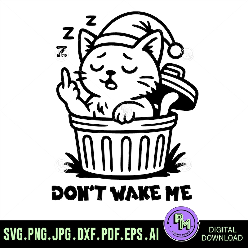 Sassy Cat Middle Finger - Etsy