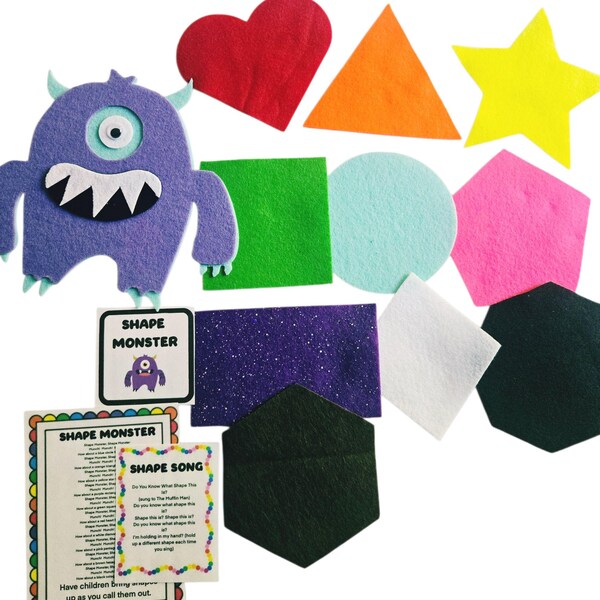 Felt Monsters - Etsy