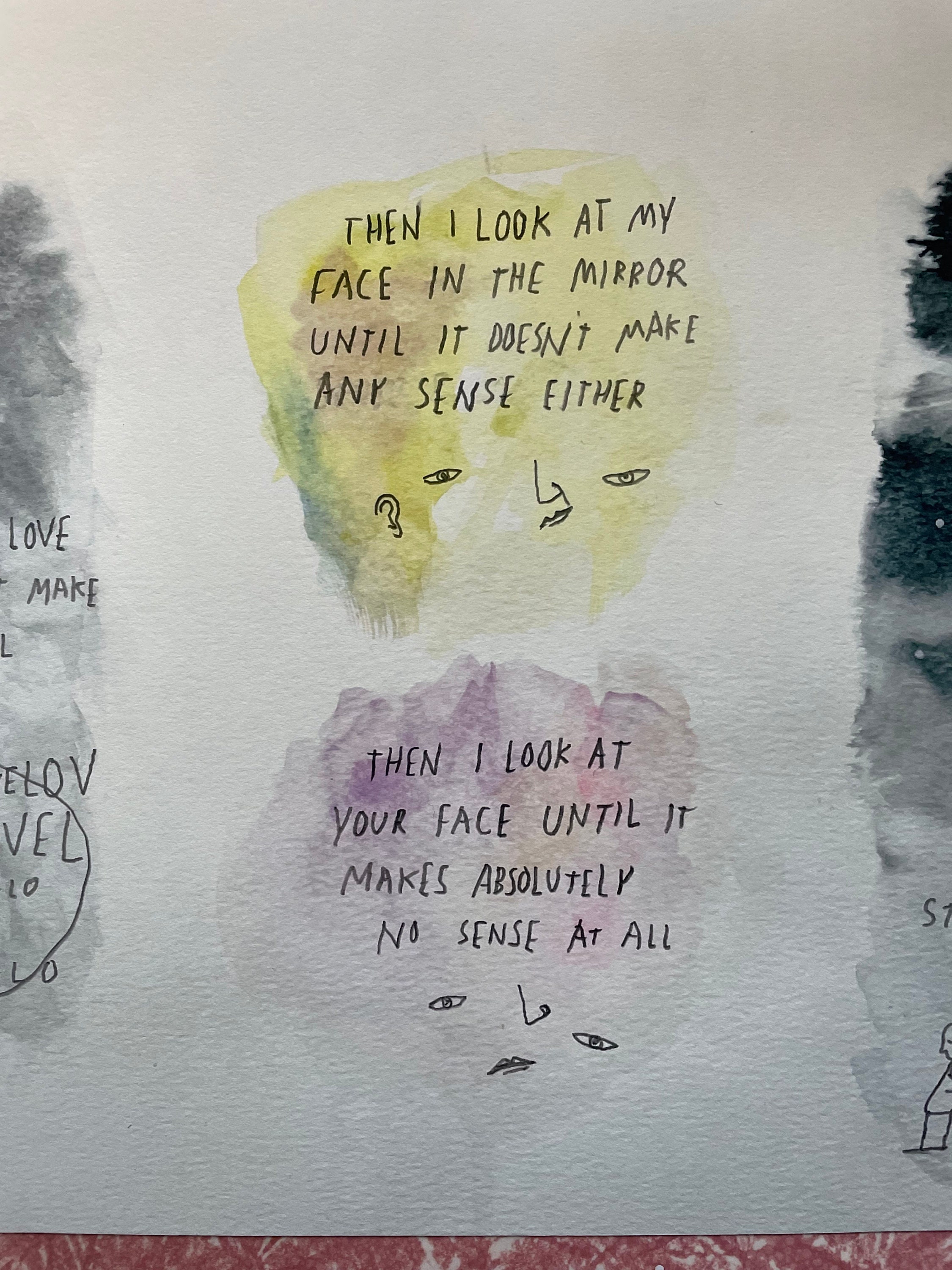 Giclée Doors Illustrated Poem Print limited edition 1/10 Art ...