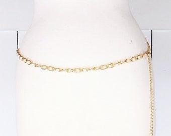 Gold Chain Hip Belt - Etsy