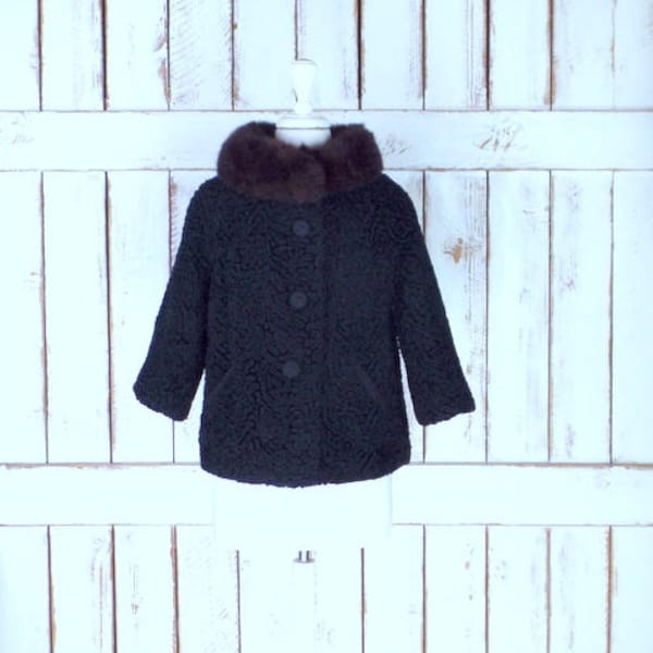Curly Lambs Wool Short Jacket - Etsy