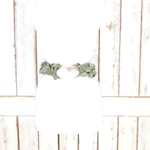 70s Vintage Green Braided Abalone Shell Rope Belt/woven Chord Statement ...