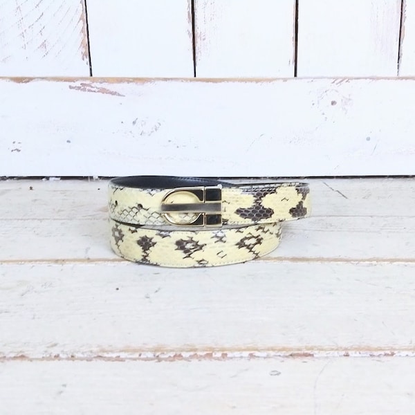 Snake Skin Belt - Etsy
