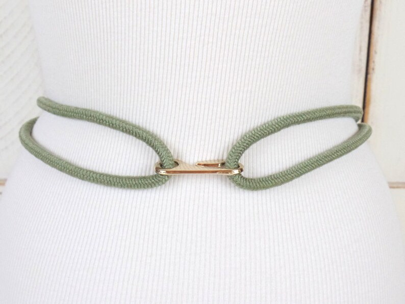 70s Vintage Green Braided Abalone Shell Rope Belt/woven Chord - Etsy