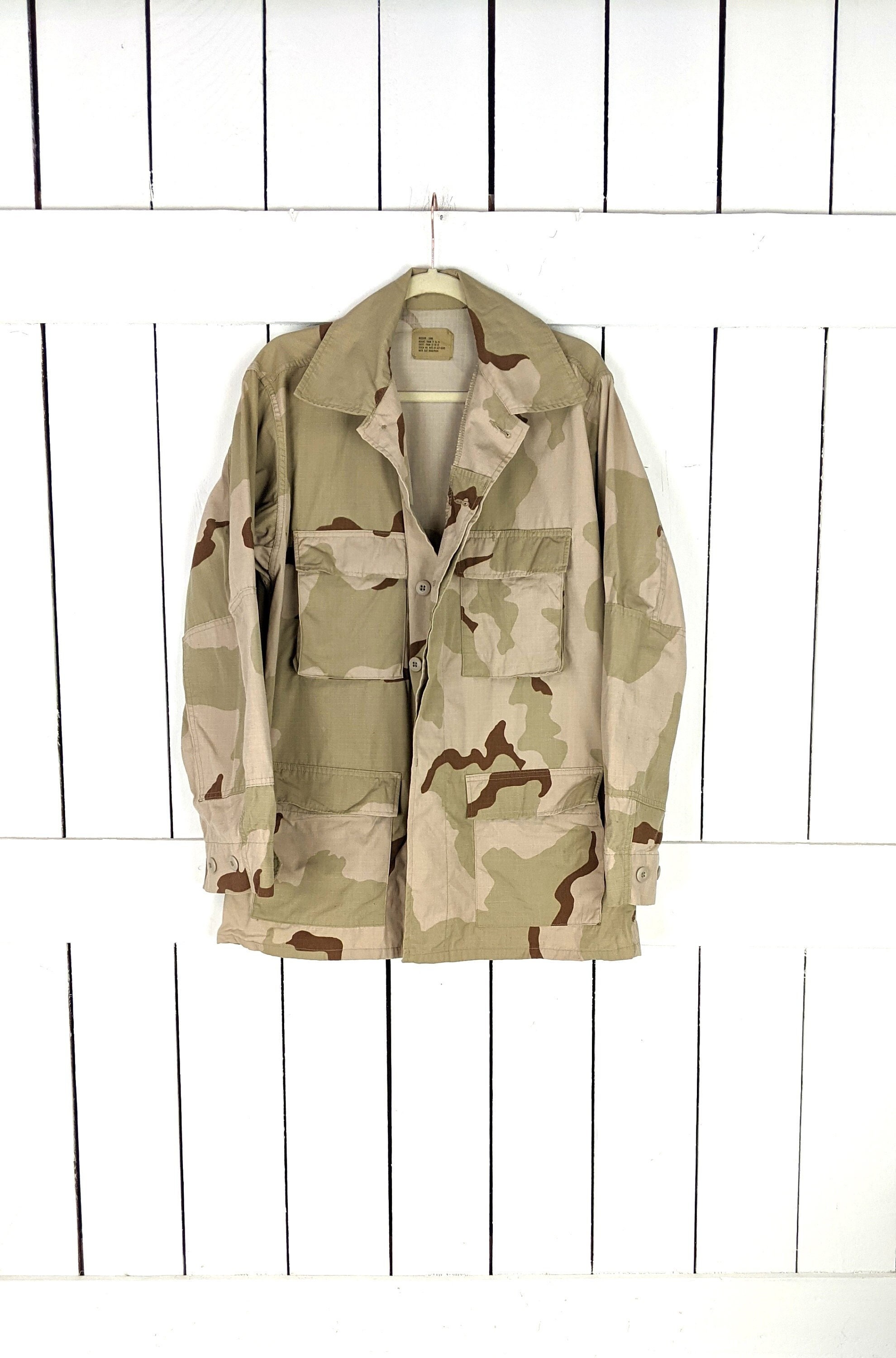 Adult Military Desert Camo Camouflage Field Jacket Medium Long - Etsy