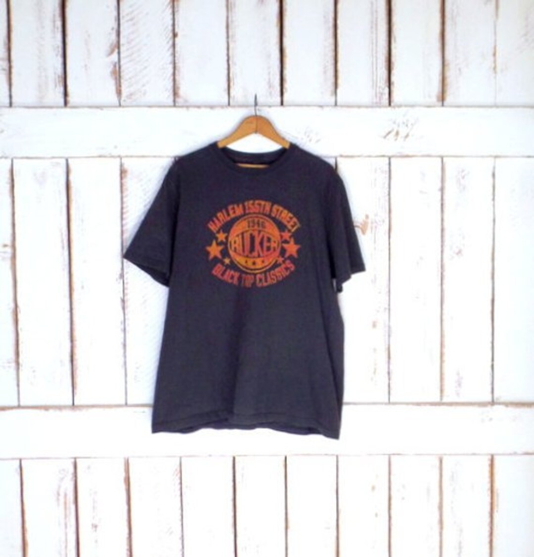 Black Basketball Graphic Tshirt/harlem 155th Street Black Top Classic ...