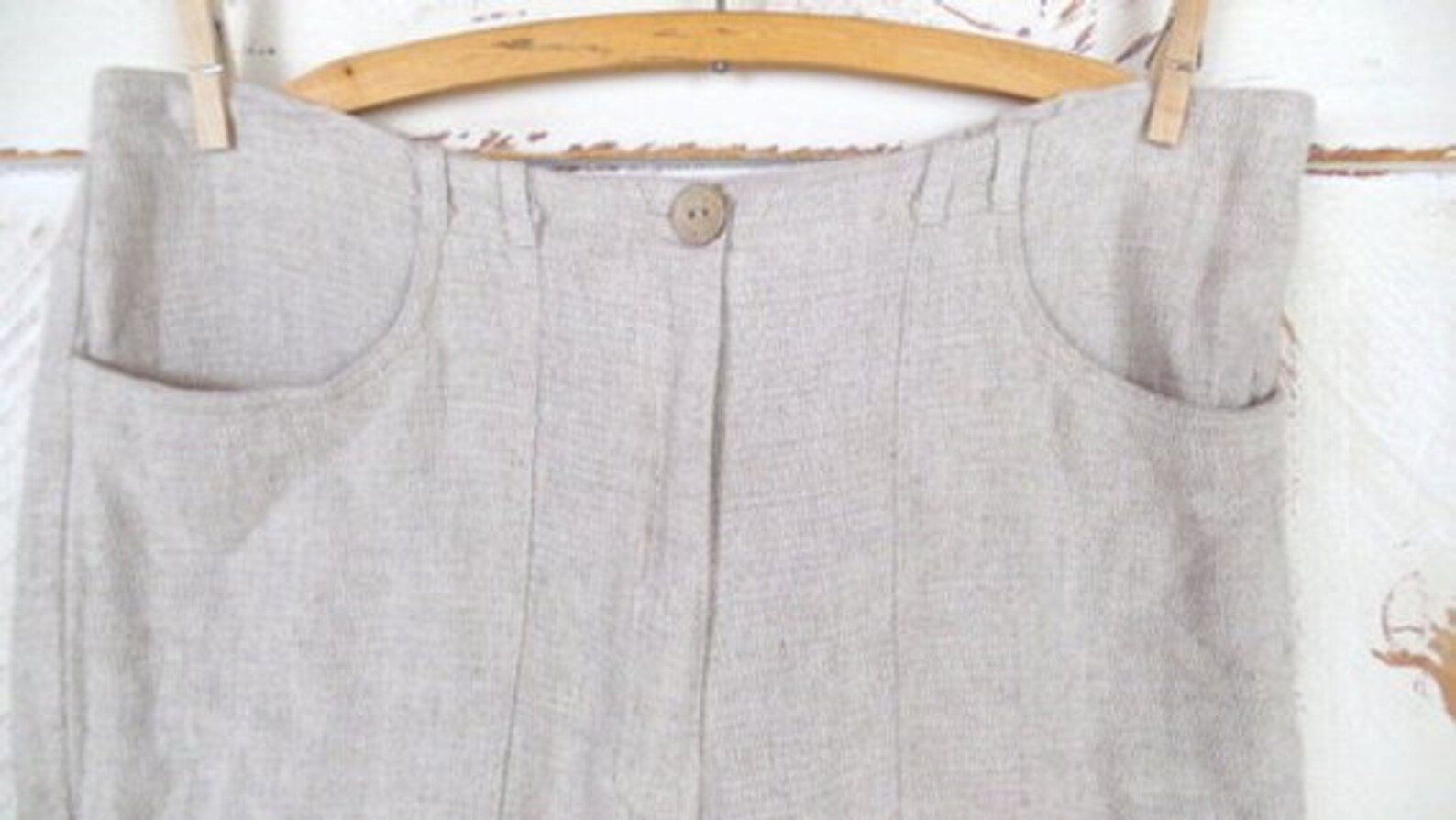 90s Vintage Light Tan/beige Woven Rayon Capri Pants/stretch - Etsy