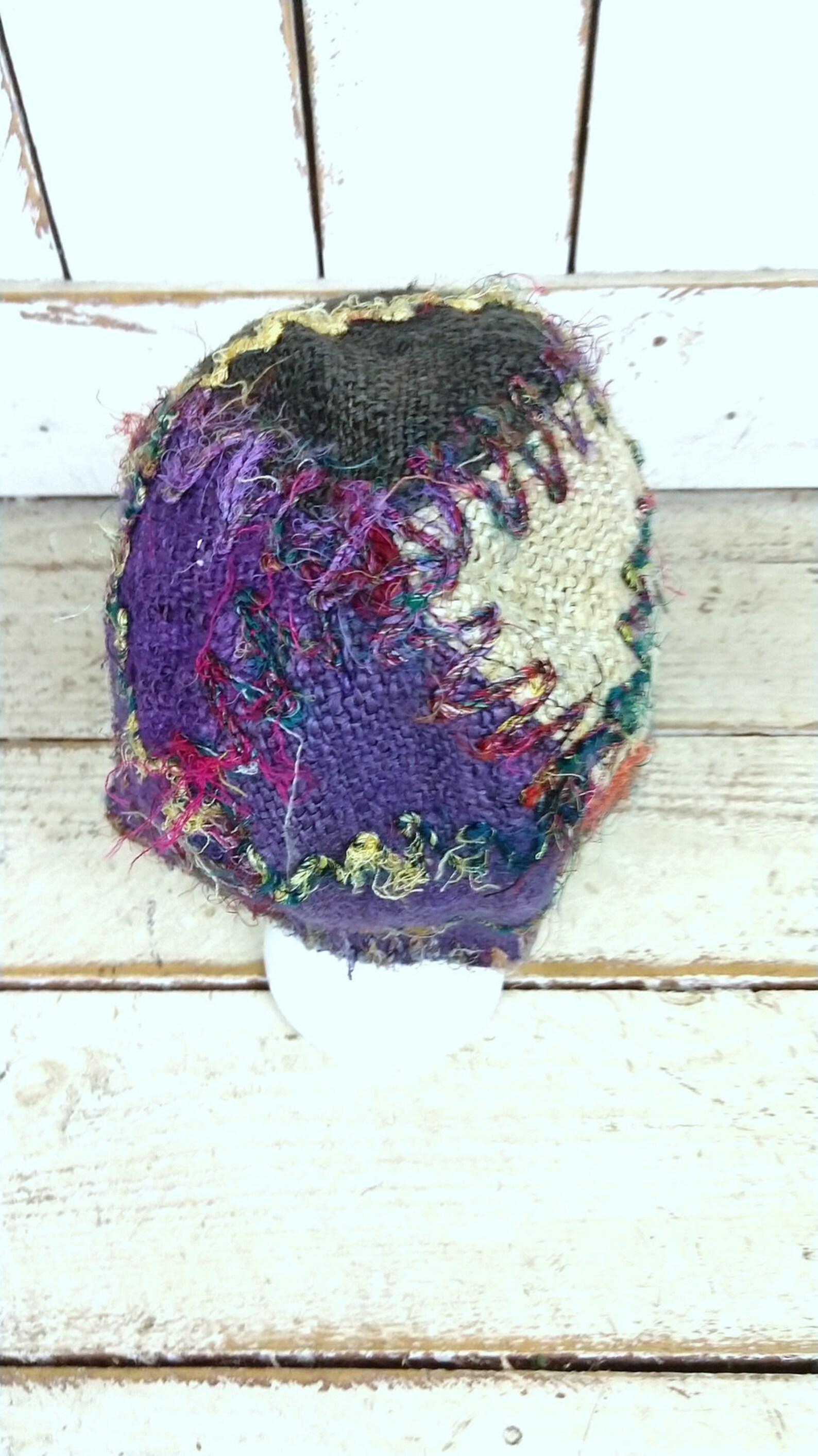 Vintage Woven Hemp Hat/knit Hemp Skull Cap/hemp - Etsy