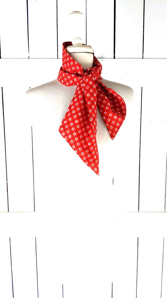 Vintage long head scarf - Gem