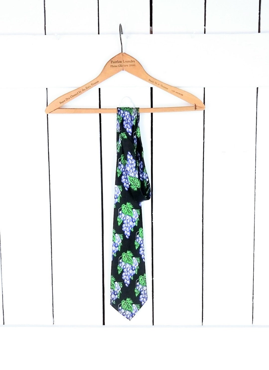 Vintage Wine/grapevine Necktie/a Rogers Grapes Tie/food/drink/wine Neck ...