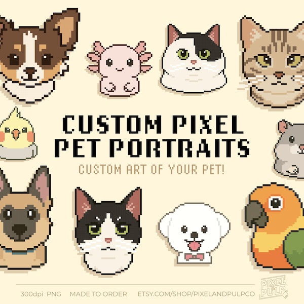Pixel Art Commission - Etsy