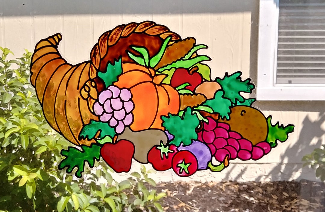 Cornucopia, Horn of Plenty, Fruit, Vegetables - Etsy