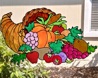 Cornucopia Pattern for Stained Glass Etc - Etsy