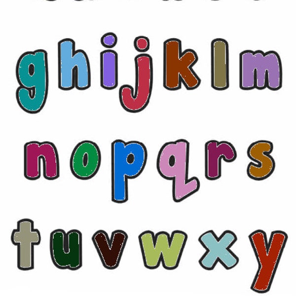 Lower Case Sign A - Etsy