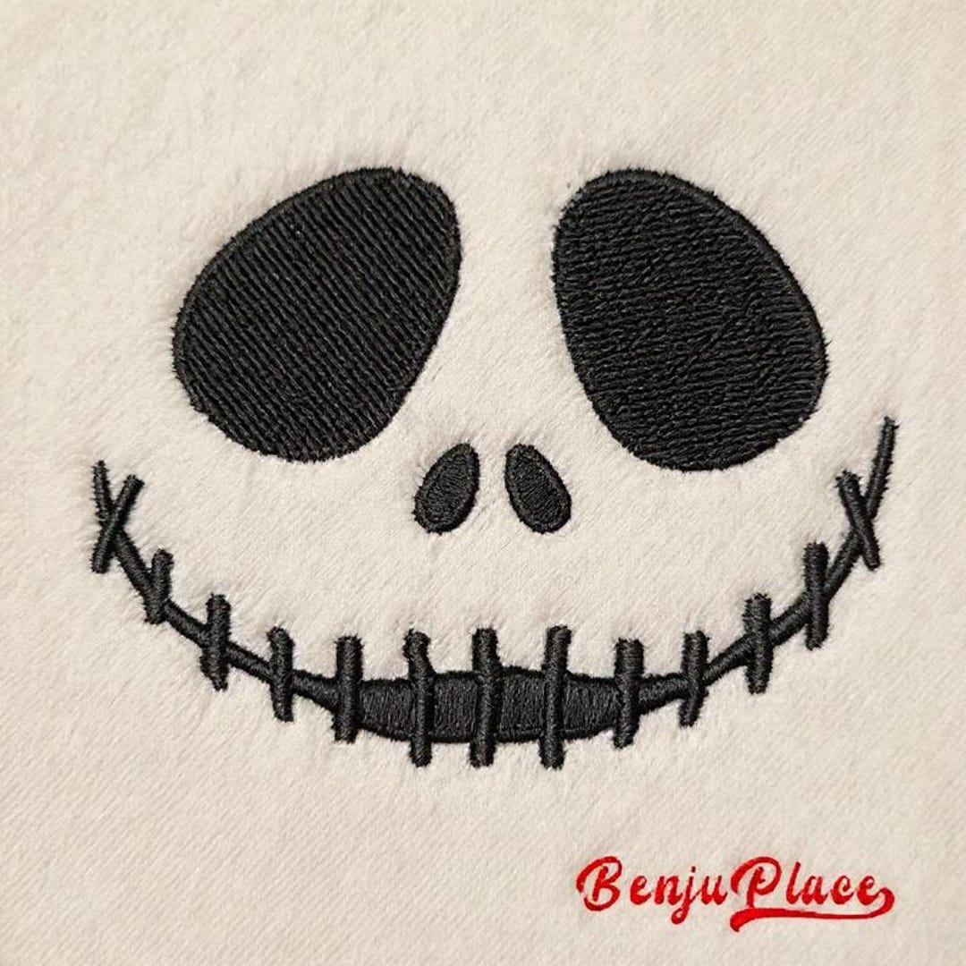 Ghost Face Embroidery Design – Halloween PES DST More for Shirts ...