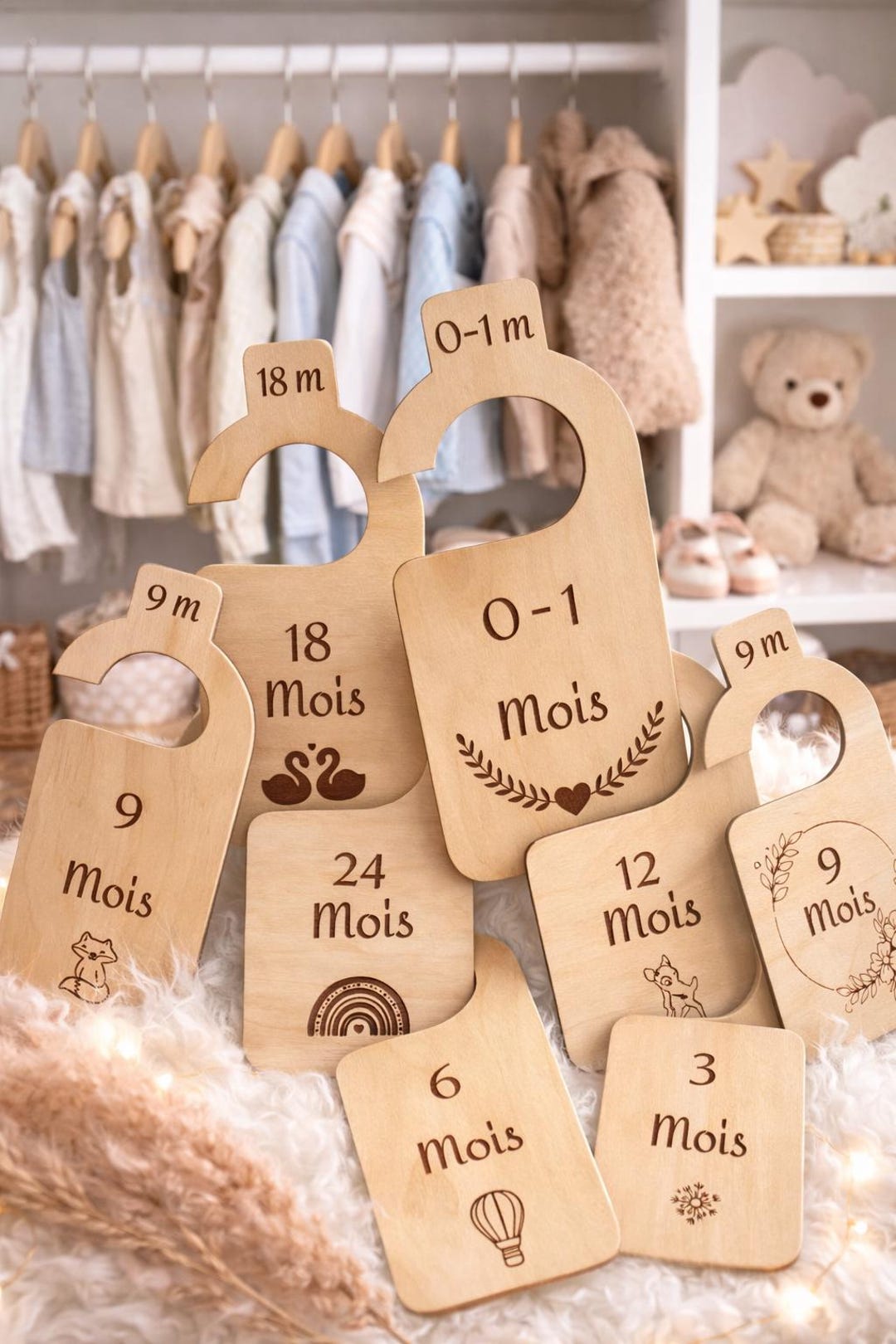 Dressing Room Divider / Baby Wardrobe Hanger - Etsy