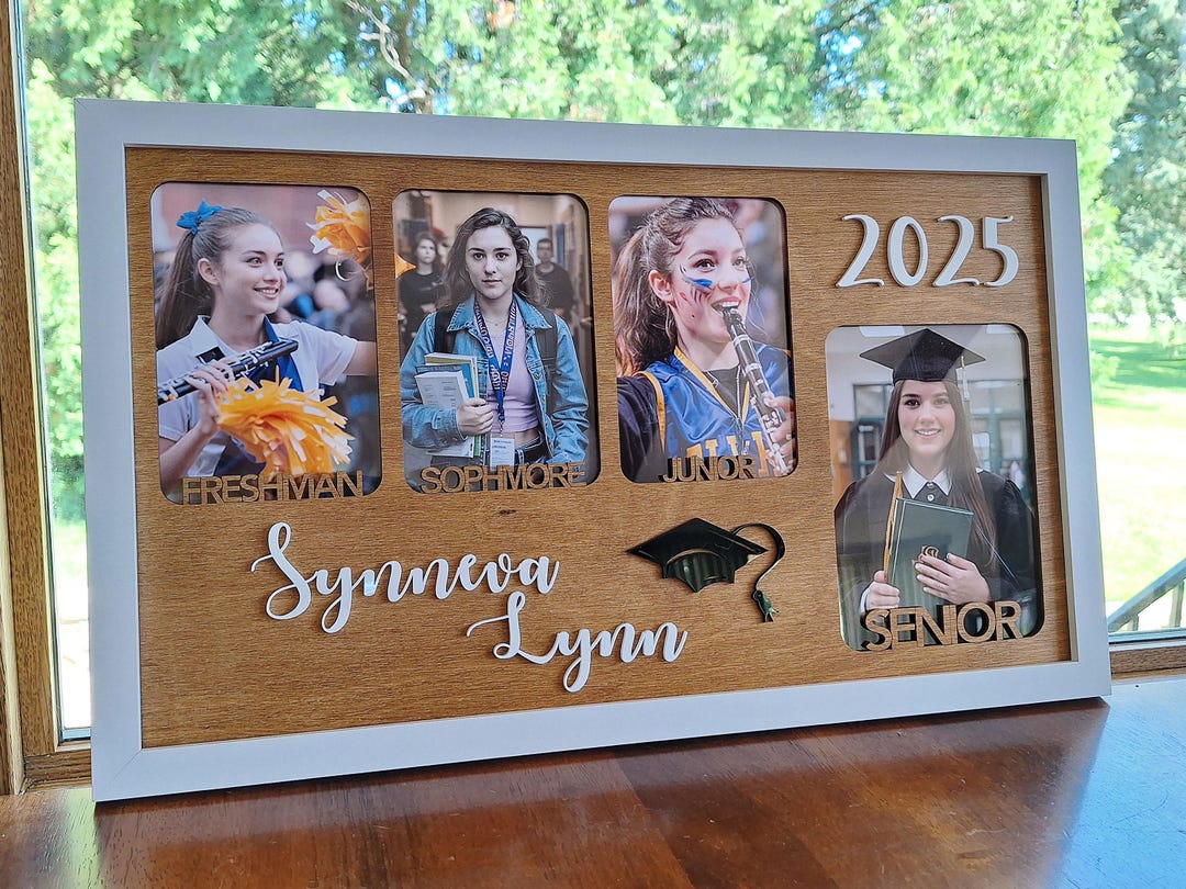 Personalized Graduation Picture Frame, 2025 High School Graduate Gift ...