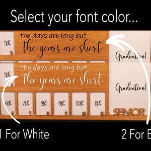 Large Personalized School Years Photo Frame, Pre-k to Graduation ...