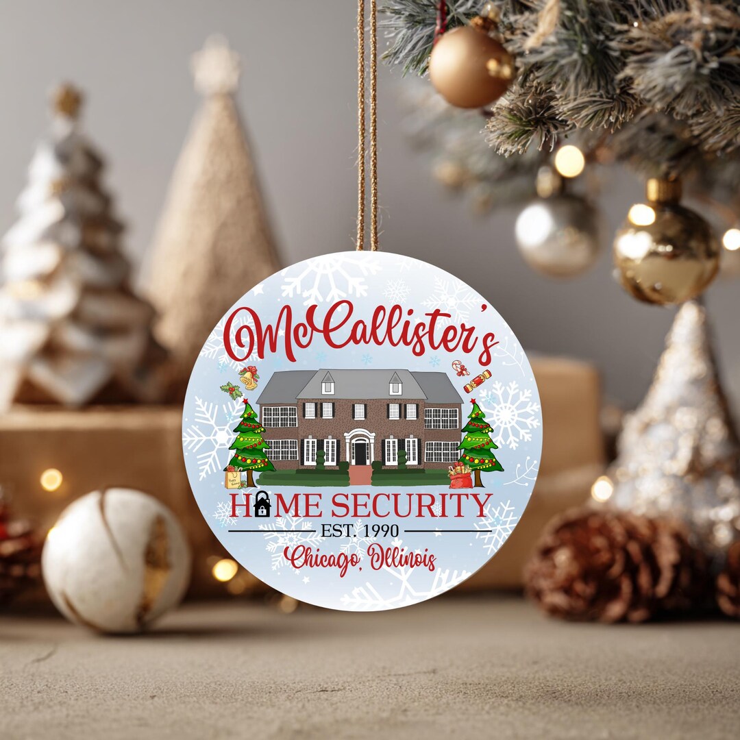 Mccallister's Home Security Christmas Ornament, Christmas Decor ...