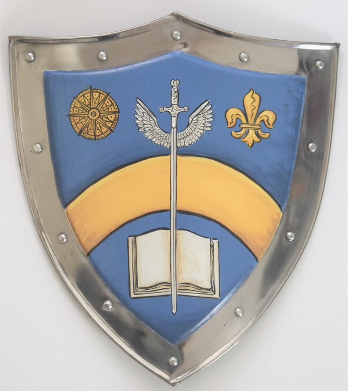 Mittelalter Ritterschild mit Wappen Familienwappen - Etsy.de