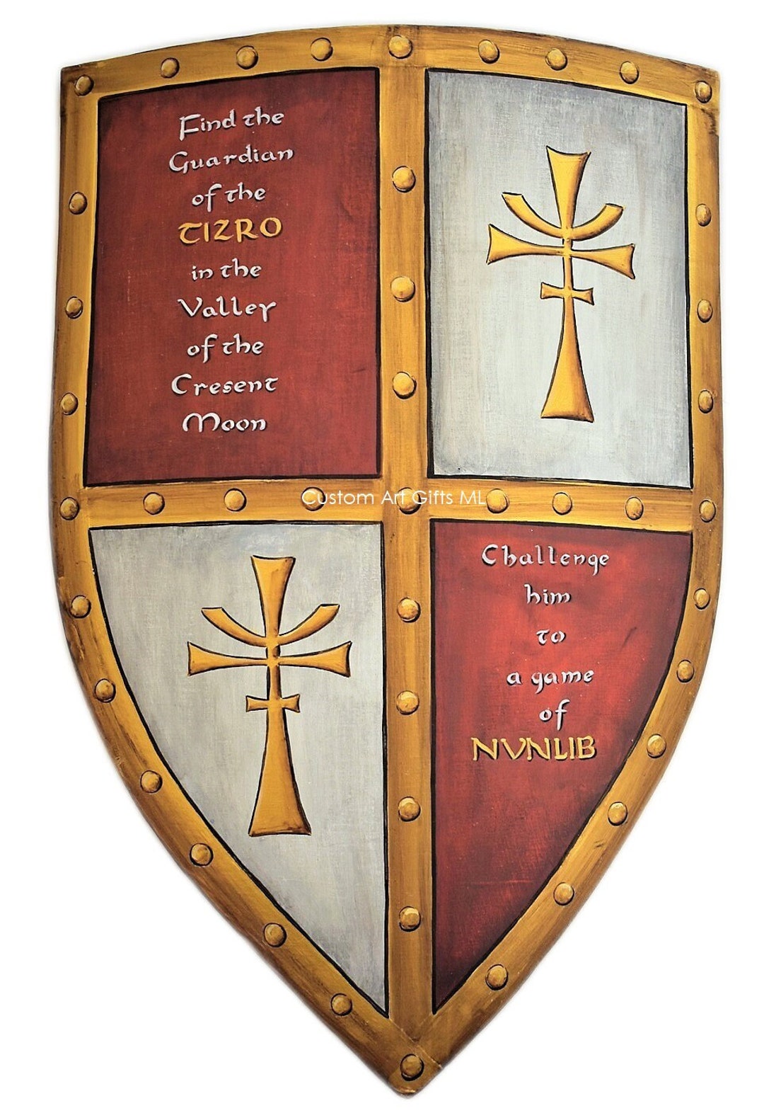 Knights Templar Shield - Crusader Shield- Heater Shield Wood - Etsy