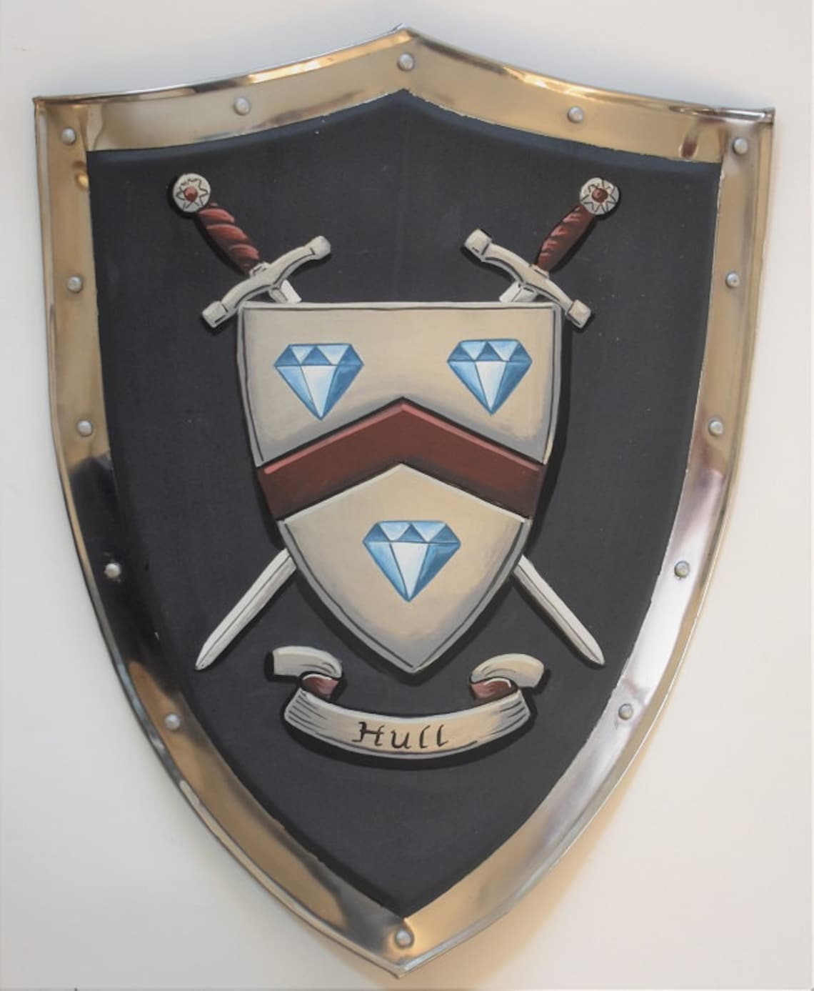 Mittelalter Ritterschild mit Wappen Familienwappen - Etsy.de