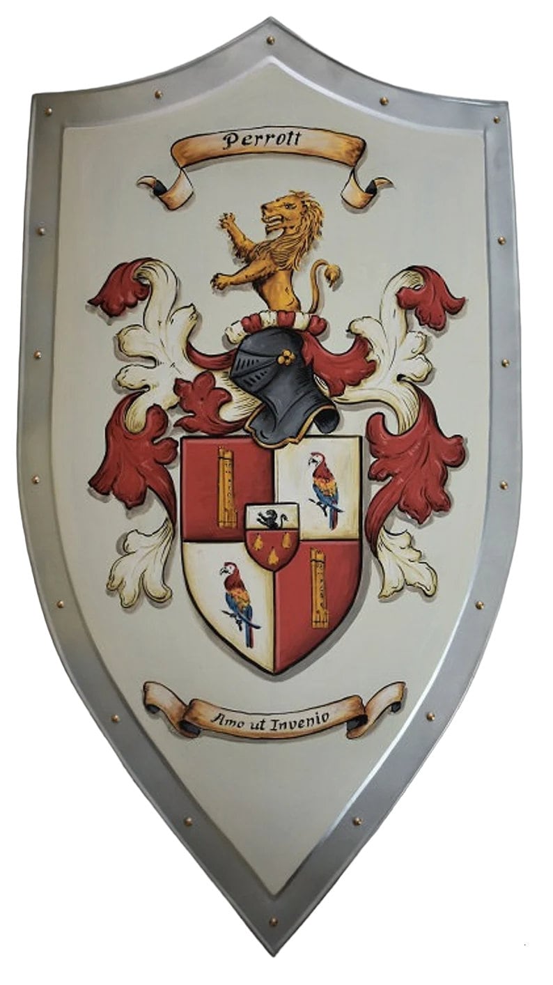 Personalized Wedding Gift Idea Fantasy Family Crest Shield - Etsy