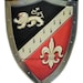 Shield of Arms, Family Crest Coat of Arms Painting on Knight Shields ...