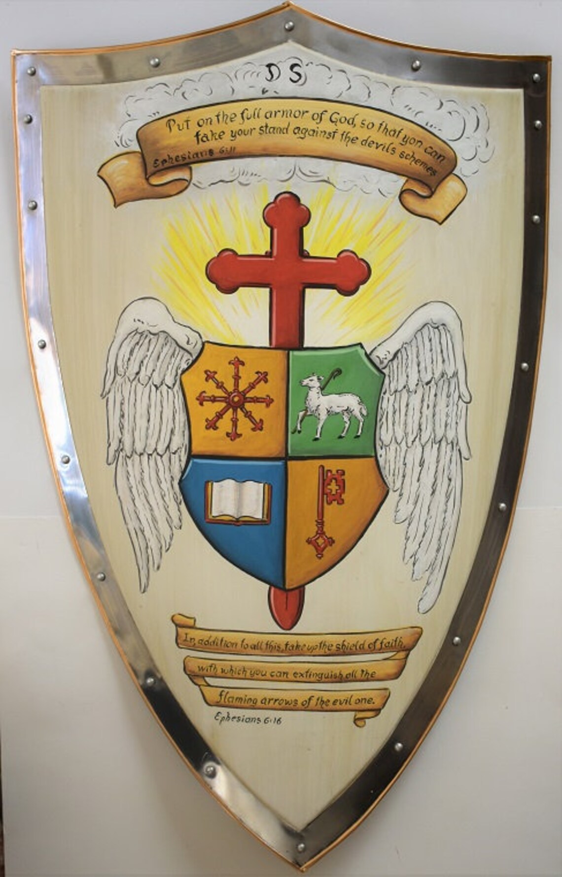 Religious Coat of Arms Shield Insignia Church Crest Metal - Etsy