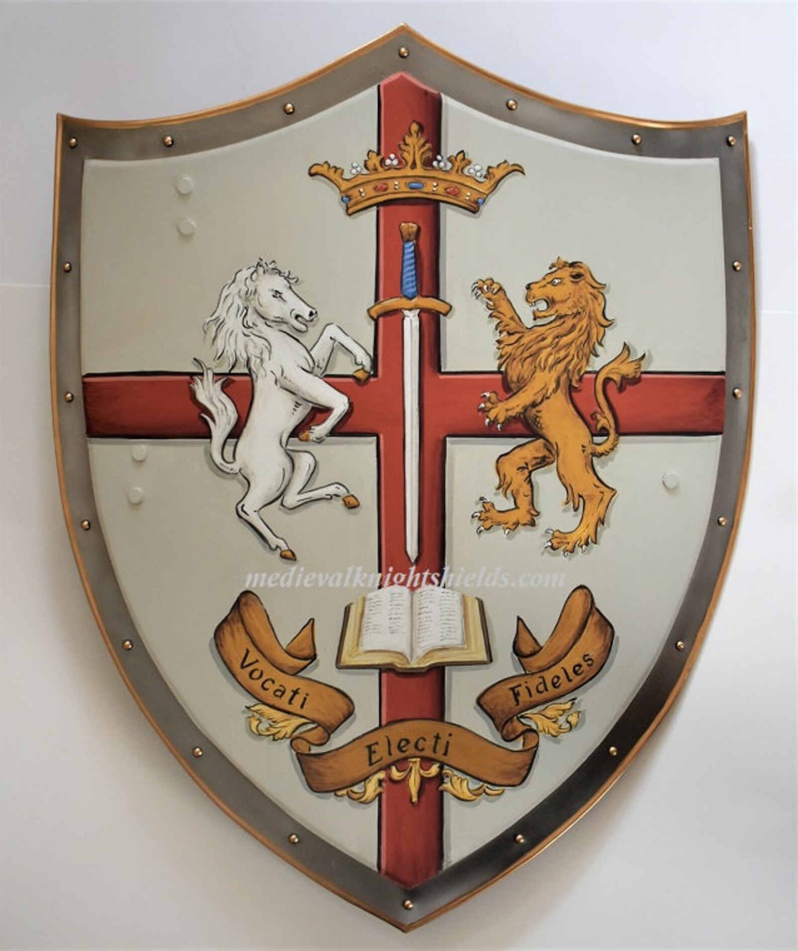 Religious Coat of Arms Shield Insignia Church Crest Metal - Etsy