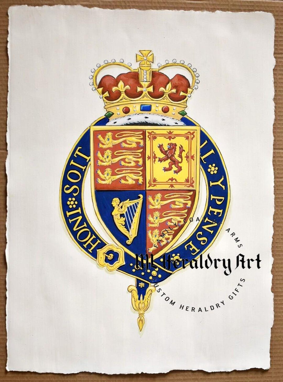 Royal Coat of Arms of England, Tudor Rose Royal Badge of England ...