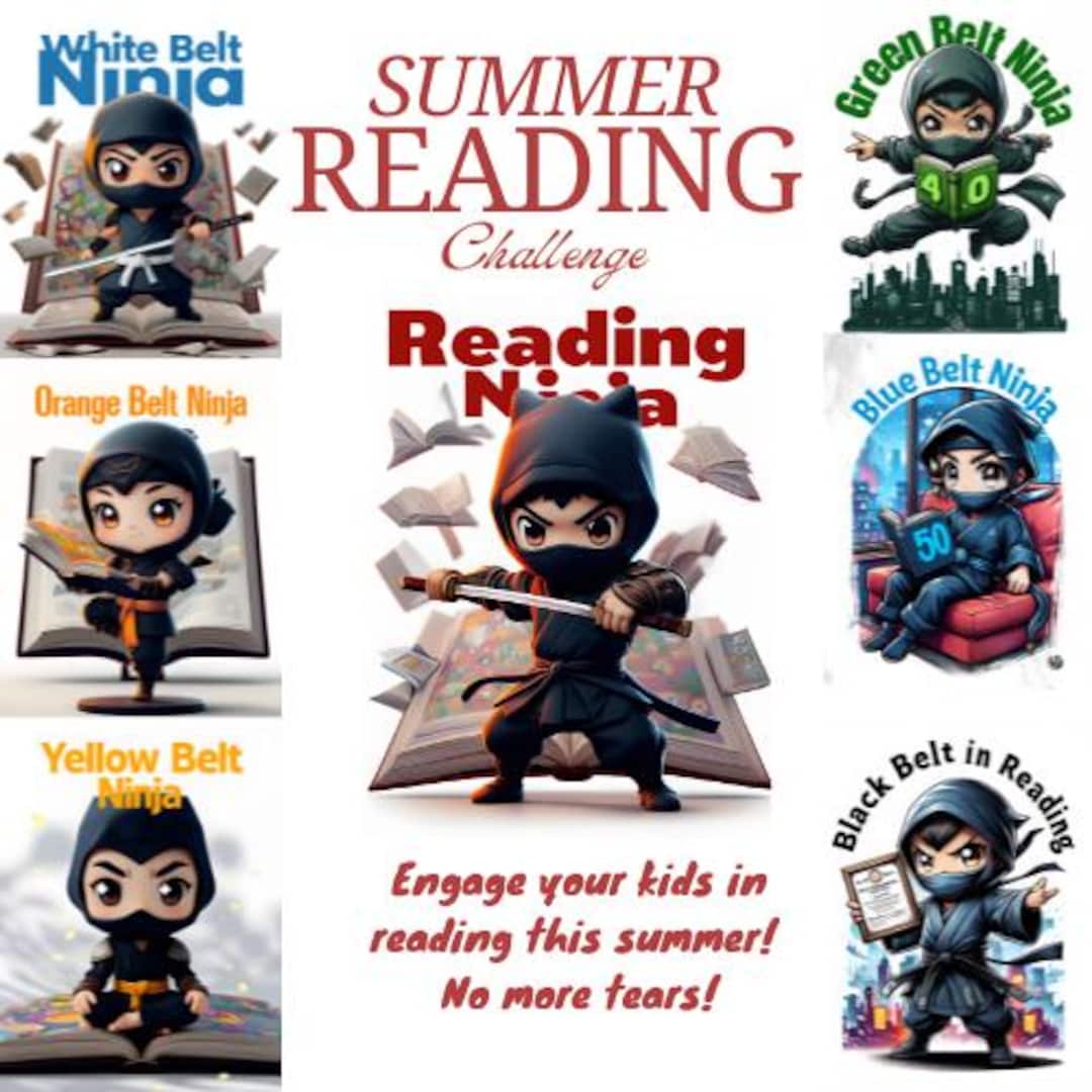 Reading Ninja Summer Challenge: Printable Program for Grades 1-4 (PDF ...