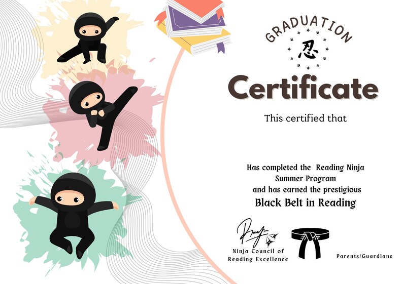 Reading Ninja Summer Challenge: Printable Program for Grades 1-4 (PDF ...