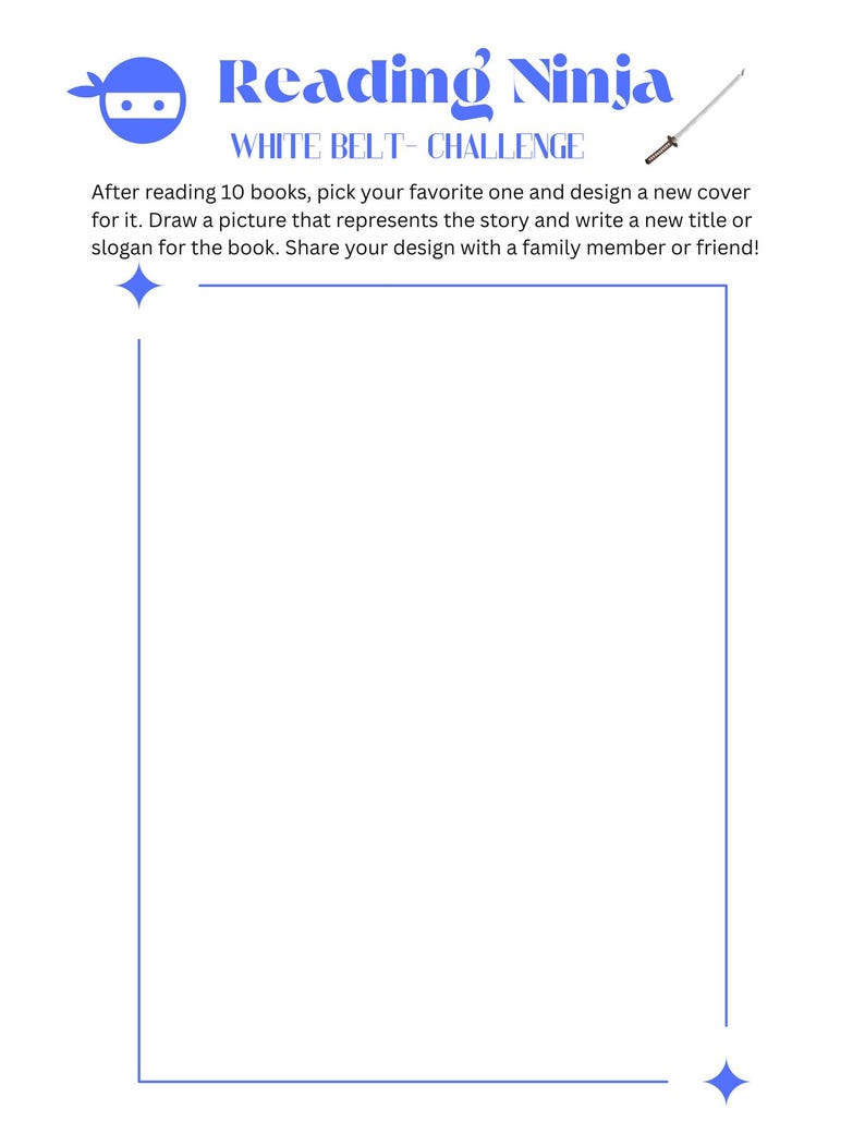 Reading Ninja Summer Challenge: Printable Program for Grades 1-4 (PDF ...