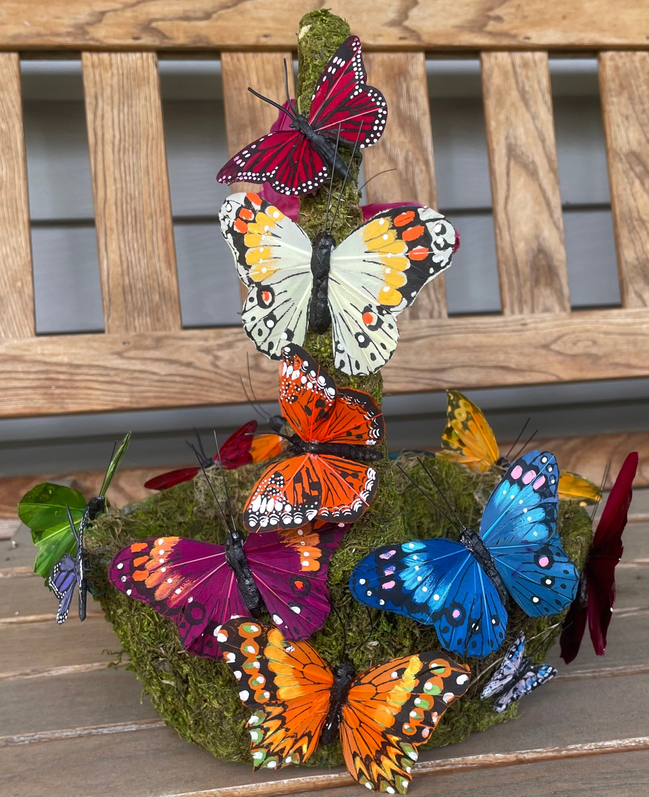 Basket Full of Butterflies - Etsy