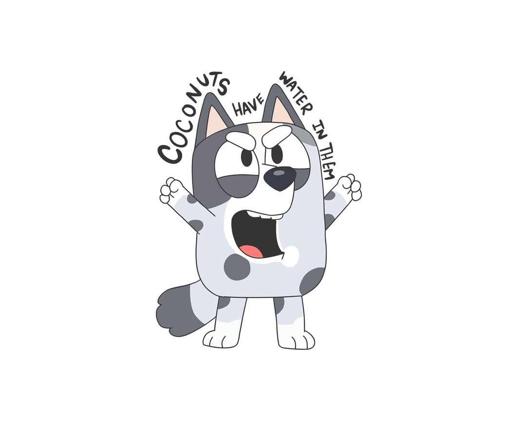 Bluey Muffin Coconut Png Sublimation Bluey Coconut Have - Etsy