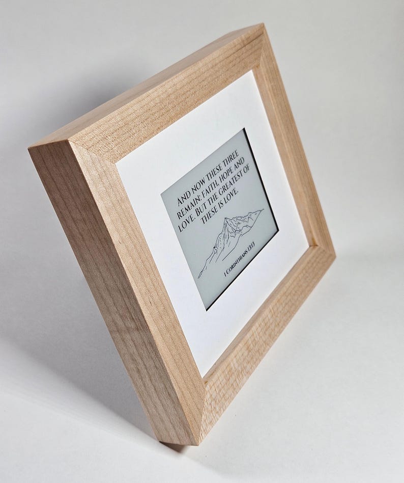 Rotating Bible Verse Picture Frame: Christian Scripture, Daily ...