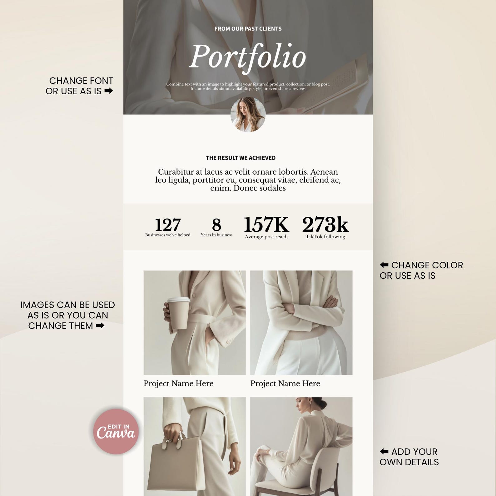 Virtual Assistant Portfolio Template Canva | Done for You Website ...