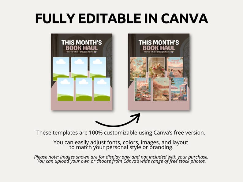 Bookstagram Canva Template, Bookish Instagram Post, Authors ...