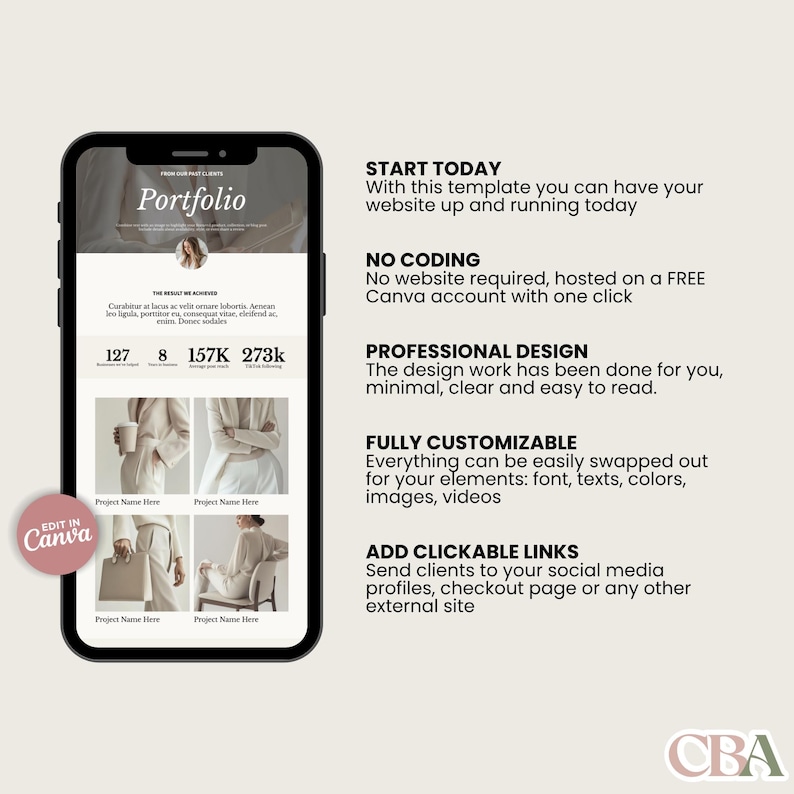 Virtual Assistant Portfolio Template Canva | Done for You Website ...