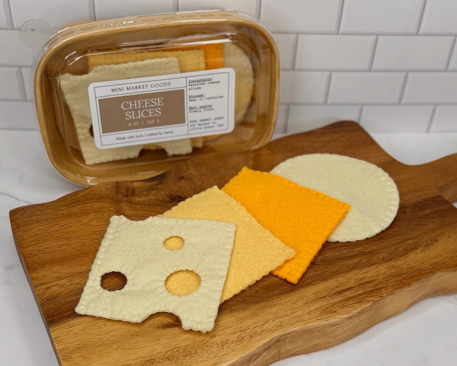 Felt Deli Meat & Cheese | Pretend Play Food, Mini Market - Etsy