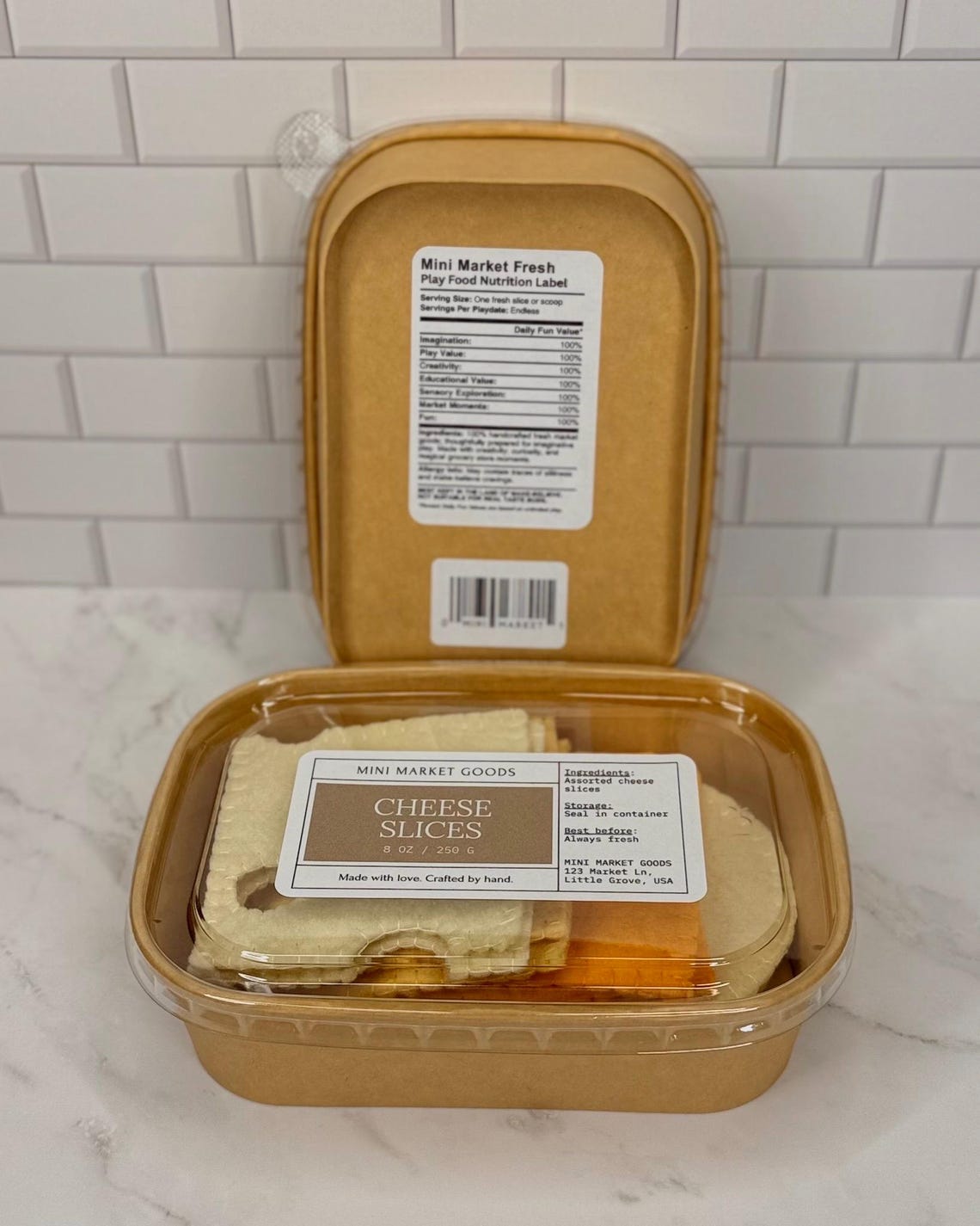 Felt Deli Meat & Cheese | Pretend Play Food, Mini Market - Etsy