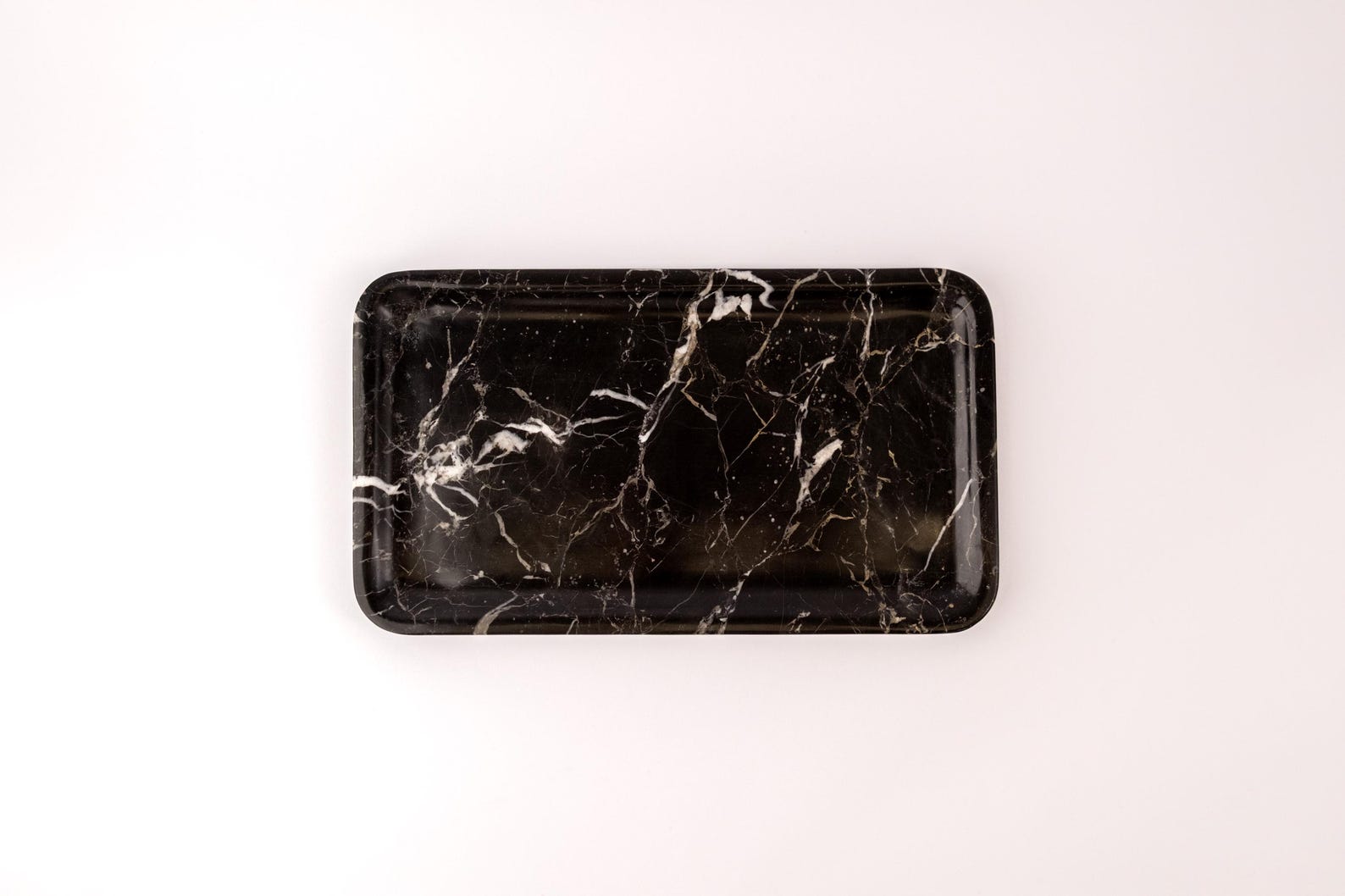 Hand-carved Marble Serving Tray – 35x20 Cm – Natural Stone Platter ...