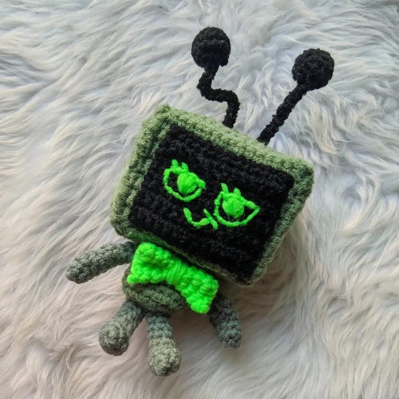 Dandys World Crochet Pattern, Crochet Pattern Doll Vee, Roblox Crochet ...