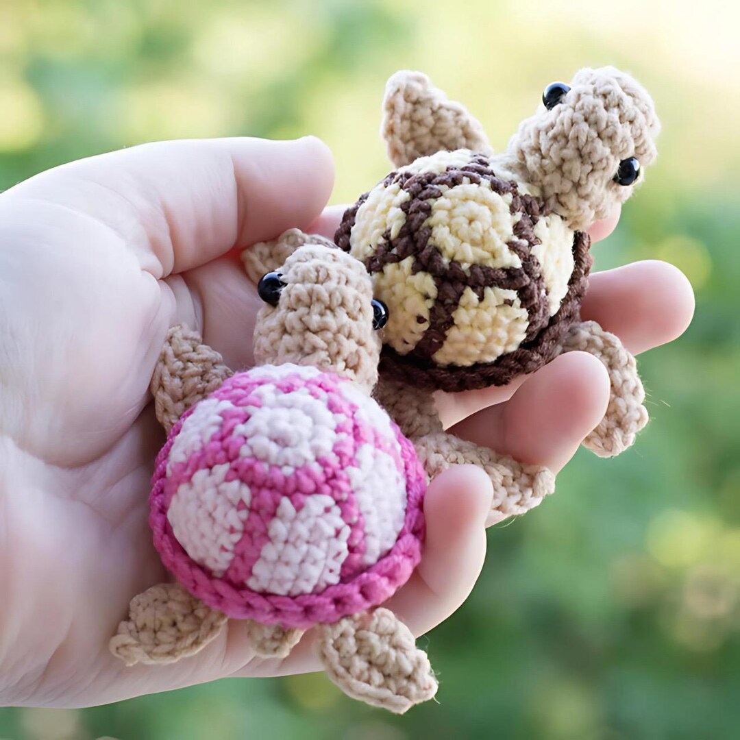 Sea Turtle Crochet Pattern Easy PDF Download Plushie Amigurumi Patterns ...