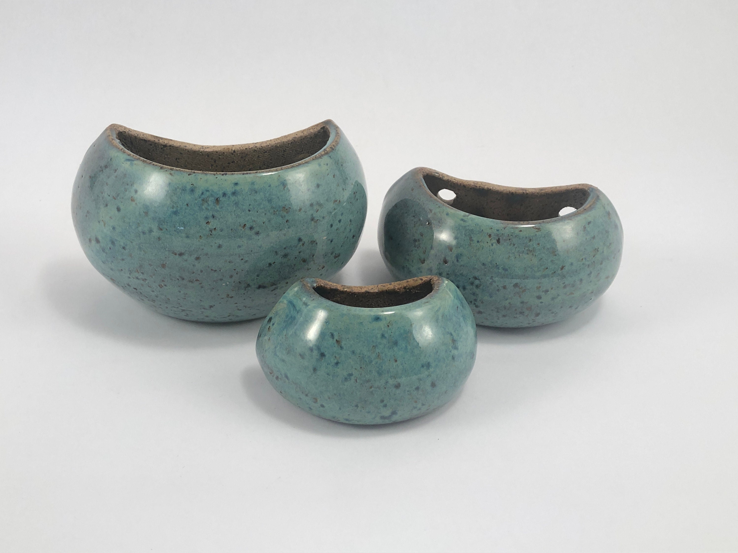 Ceramic Wall Pot Wall Planter for Succulents Air Plant Herbs | Etsy