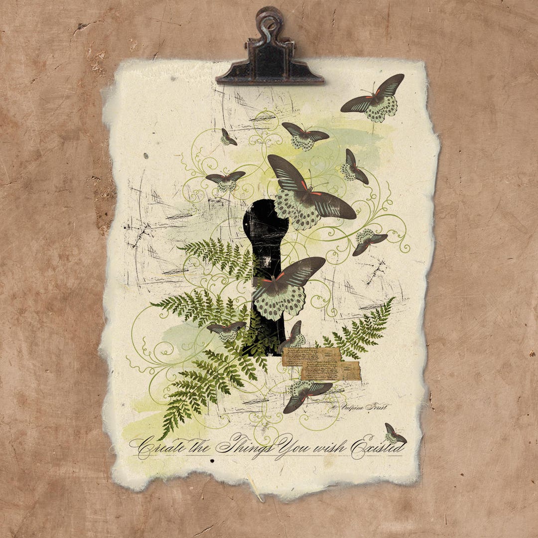 Artisan Create the Things You Wished Existed Handmade Paper Print. - Etsy