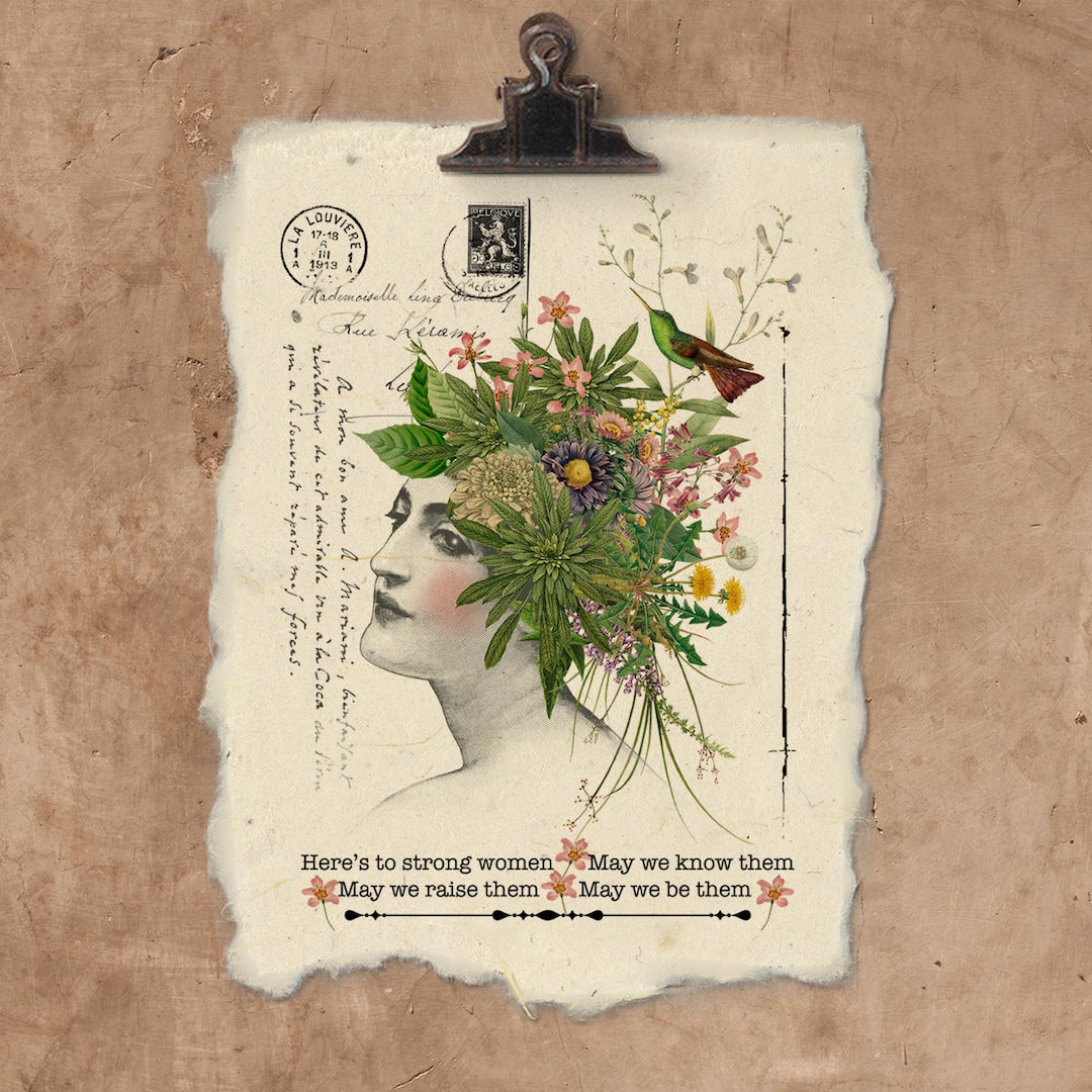 Artisan Strong Women Handmade Paper Print. - Etsy